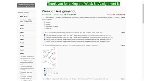 Social Networks Nptel Week8 Assignment 8 Solution Jan 2024 Youtube