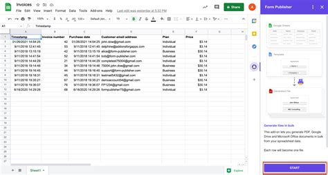 Mass Generate Documents From Google Sheets Documentation Form Publisher Support