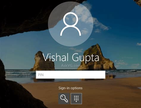 Fix Unable To Add And Use Pin Sign In Option In Windows 10 Askvg
