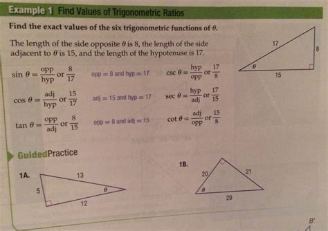 4 1 Right Triangle Trigonometry Pre Calculous