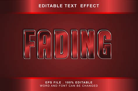 Fading Text Effect Editable Graphic By Riotama Creative Fabrica