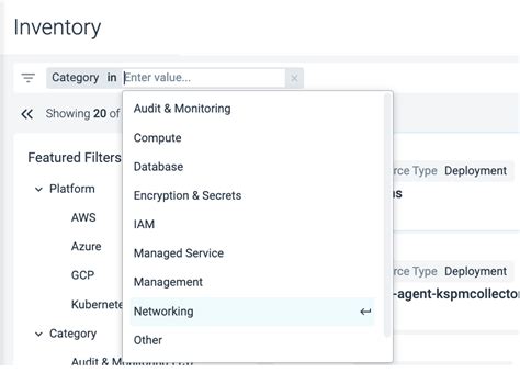 Inventory Sysdig Docs