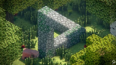 Impossible World Site Blog Impossible Triangle In Minecraft