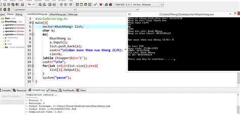 Lỗi lớp vector trong C programming Dạy Nhau Học