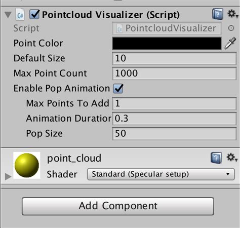 Android Unity Arcore No Color Picker For Point Cloud Stack Overflow
