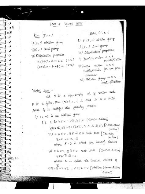 21 Module4 Vector Spaces 25 09 2024 Pdf