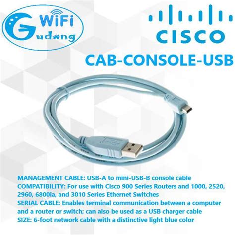 Promo Cisco Cab Console Usb Usb Console Cable Diskon 23 Di Seller Alice Otoparts Kebon Kacang