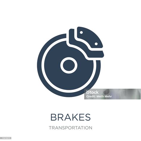 흰색 바탕에 아이콘 벡터 브레이크 브레이크 교통 컬렉션에서 유행 채워진된 아이콘 벡터 일러스트 레이 션 브레이크 브레이크에 대한 스톡 벡터 아트 및 기타 이미지 Istock