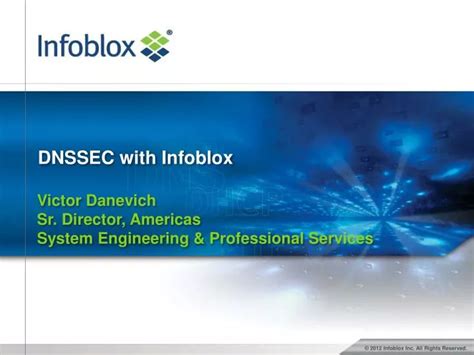 Ppt Dnssec With Infoblox Powerpoint Presentation Free Download Id