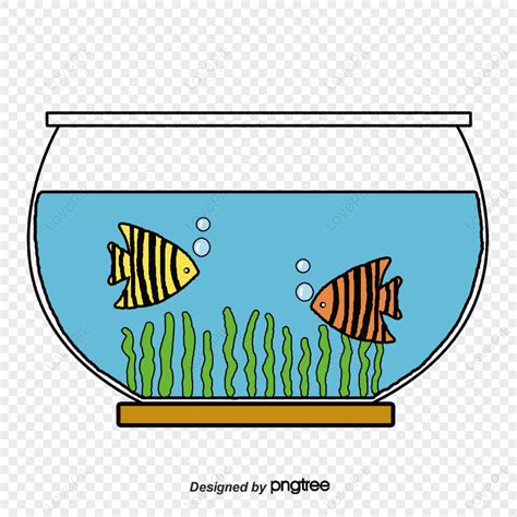 과 만화 금붕어 일러스트 어항수족관 Png 일러스트 무료 다운로드 Lovepik