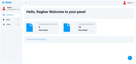 Online Notes Sharing System In PHP Online Notes Sharing Management System Project