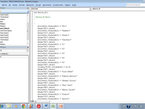 Aprendamos Como Usar Excel Crear Una Macro Desde Visual Basic