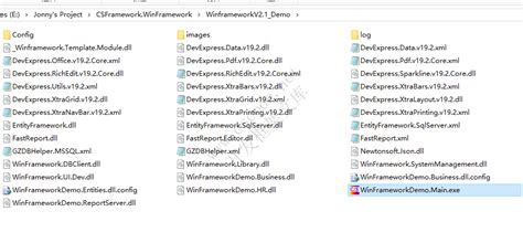 Demo演示版下载 Winform C S架构轻量级开发框架 WinFrameworkV 开发框架文库