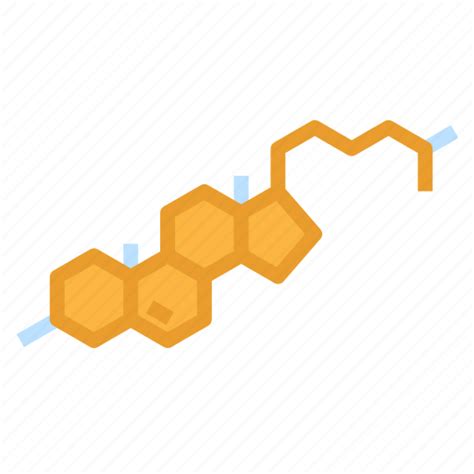 Chemical Chemistry Cholesterol Molecular Structure Icon