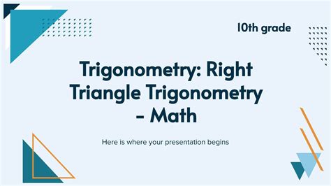 Trigonometry Right Triangle Trigonometry Math