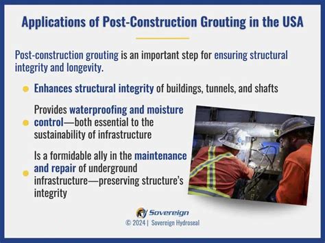 The Benefits Of Post Construction Grout Hydroseal Solutions