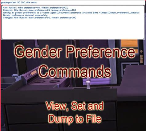 My Sims Blog Gender Preference Commands By Scumbumbo The Sims Sims Cc Sims Cheats Gender