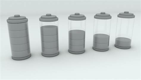 배터리 아이콘을 설정 3d 모델 10 C4d Free3d