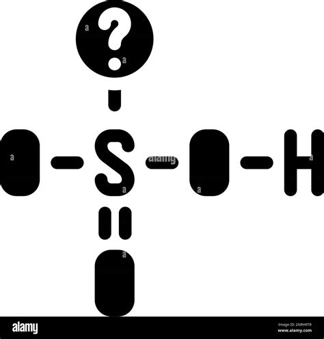 Science Molecular Structure Glyph Icon Vector Illustration Stock Vector