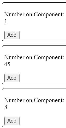 In Angular Is There A Way For Each Instance Of A Shared Component To Maintain Its Own