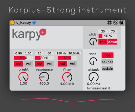 Karpy Karplus Strong Instrument Version 10 By Tomme On
