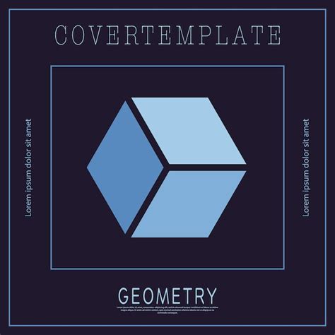 포스터 배너 포스터 표지 또는 엽서의 기하학적 디자인 레이아웃 기업 스타일의 아이디어 인테리어 프린트 및 장식의 레이아웃
