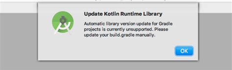 Android Studio Outdated Kotlin Runtime Stack Overflow