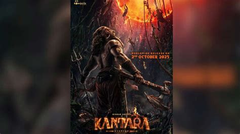 Kantara Chapter 1 Makers Announce Release Date Share Teaser Featuring Rishab Shetty