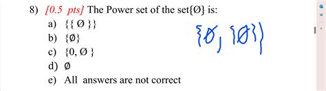 help discrete math question power set of an empty set r askmath