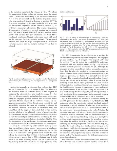 Parallel Matrix Free Implementation Of Frequency Domain Finite Difference Methods For Cluster