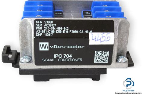 VIBRO METER IPC 704 SIGNAL CONDITIONER Platinum International