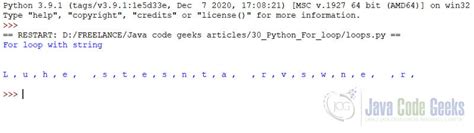 For Loop In Python Java Code Geeks