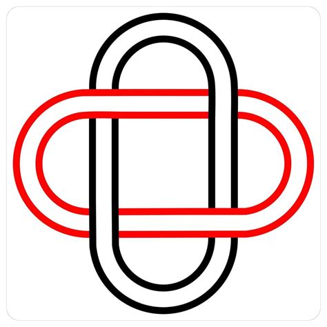 Logo And Designing Icon Concept In Red Line Color 65286488 Vector Art