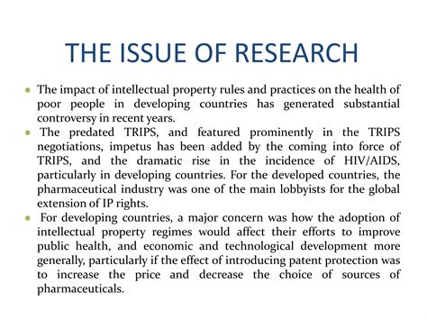 Intellectual Property Rights With Special Reference To Health Ppt