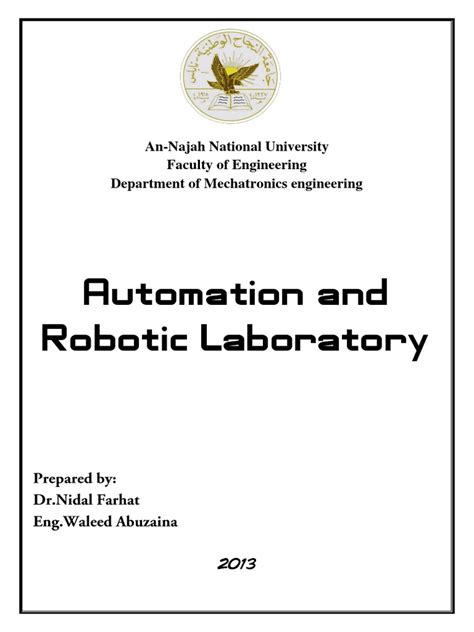 Robotic And Automation Lab Manual Pdf Switch Electric Motor