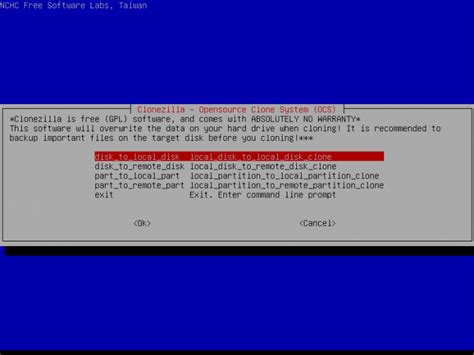How To Backup Or Clone A Disk In Linux By Using Clonezilla Unixmen