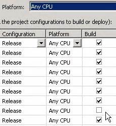 C NET Project Not Building After Changing The Platform To X And Back To Any CPU Stack
