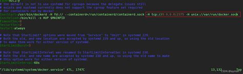 Docker开放2375端口，实现远程访问linux 查看docker开启docker2375端口提供外部访问docker Csdn博客