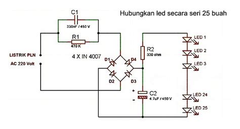 Rangkaian Led Sederhana Ilmu