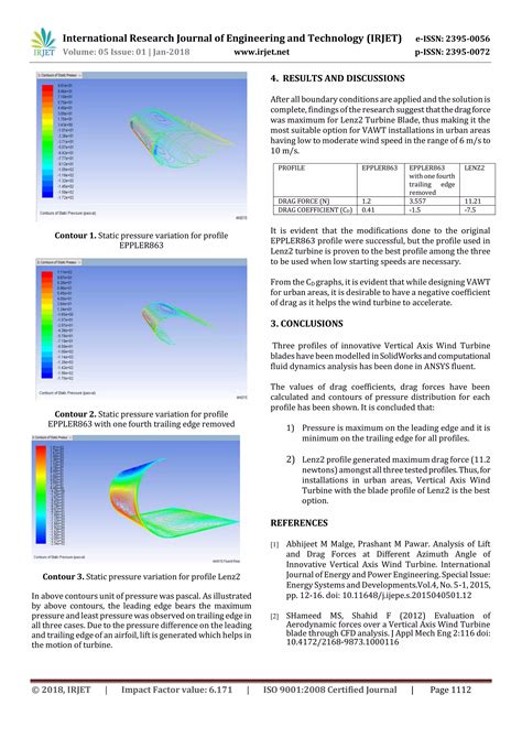 cfd analysis for computing drag force on various types of blades for