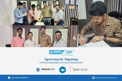 skylark soft limited and ritzy group sign agreement for gormg erp