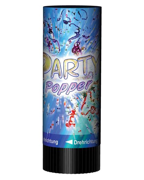Mini Party Popper Multicolor for birthday | horror-shop.com