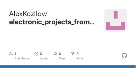 GitHub AlexKozllov Electronic Projects FromDP