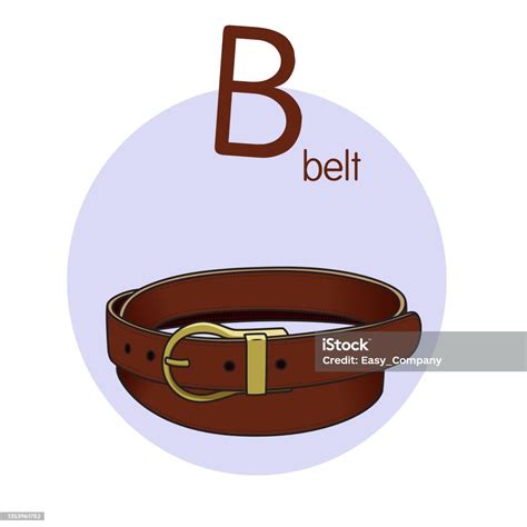 알파벳 문자 B 어퍼 케이스 또는 어린이 학습 연습 Abc를위한 대문자벨트의 벡터 일러스트 0명에 대한 스톡 벡터 아트 및 기타