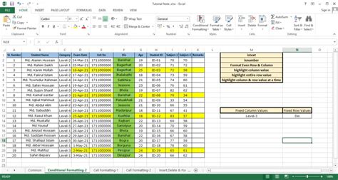 Microsoft Excel Conditional Formatting Randsss Communication