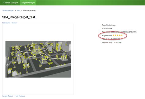 creating image targets on vuforia sliced bread animation