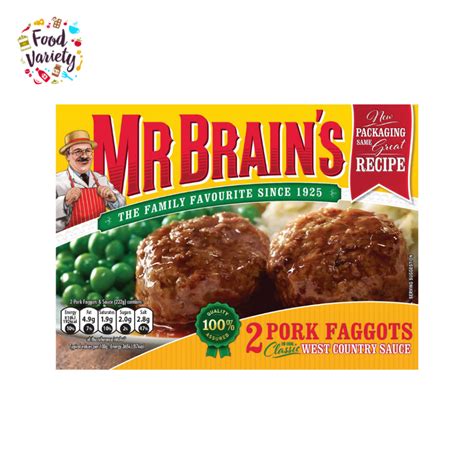 Bestbefore 17jul2025 Mr Brains 2 Pork Faggots 222g Shopee Thailand