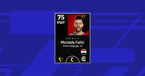 Mostafa Fathi Efootball Stats