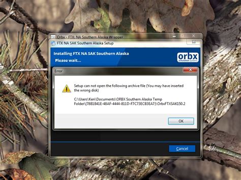 Orbx Southern Alaska Install Problems Fsx Support Forum Orbx