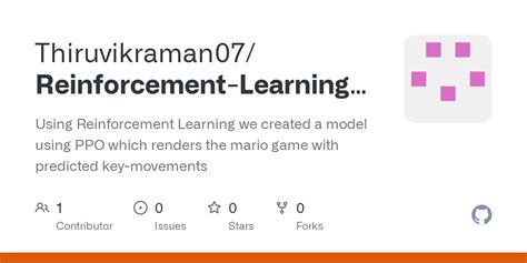 GitHub Thiruvikraman Reinforcement Learning Mario Using Reinforcement Learning We Created A